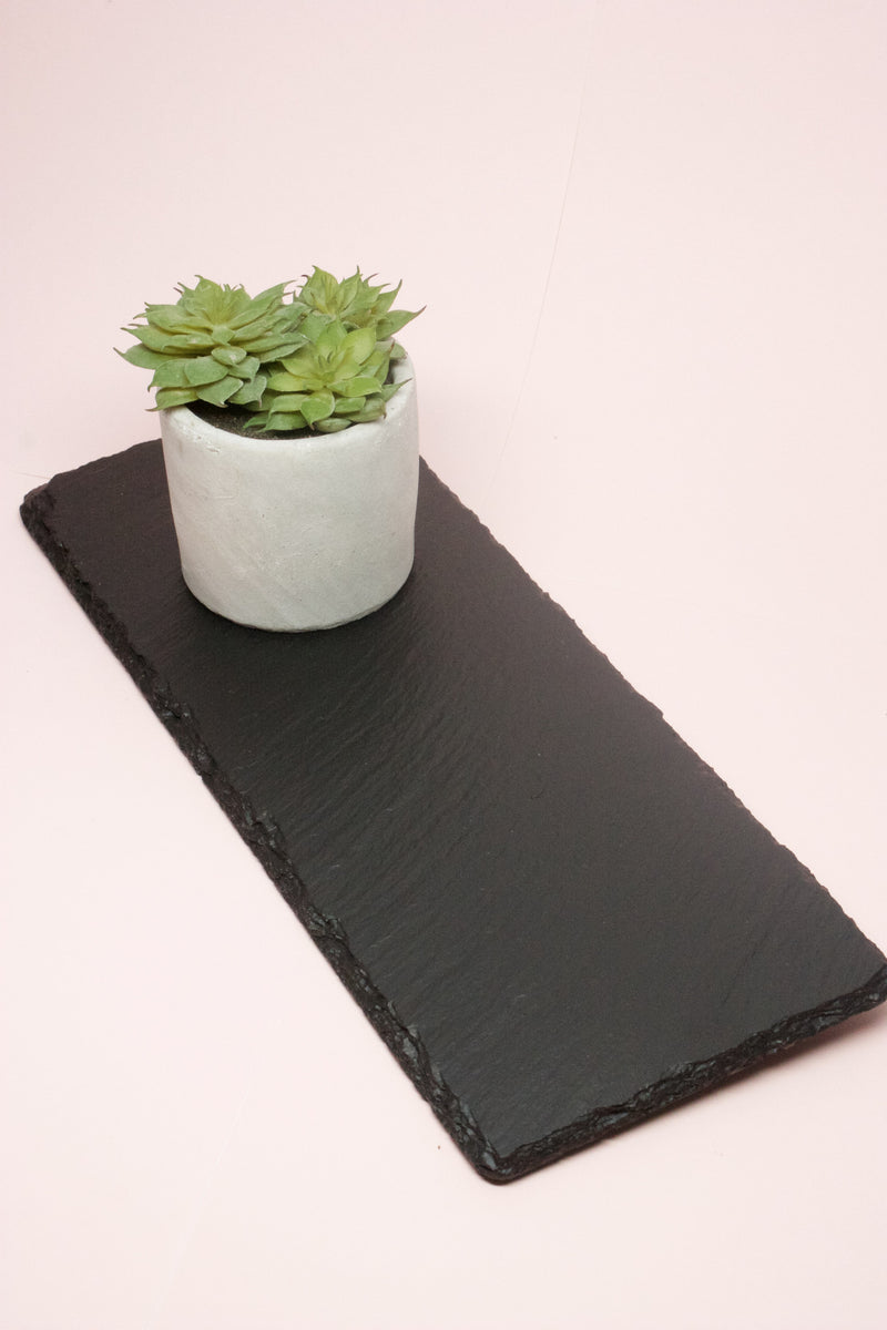 Matte Black Slate Tray – The Blush Edit